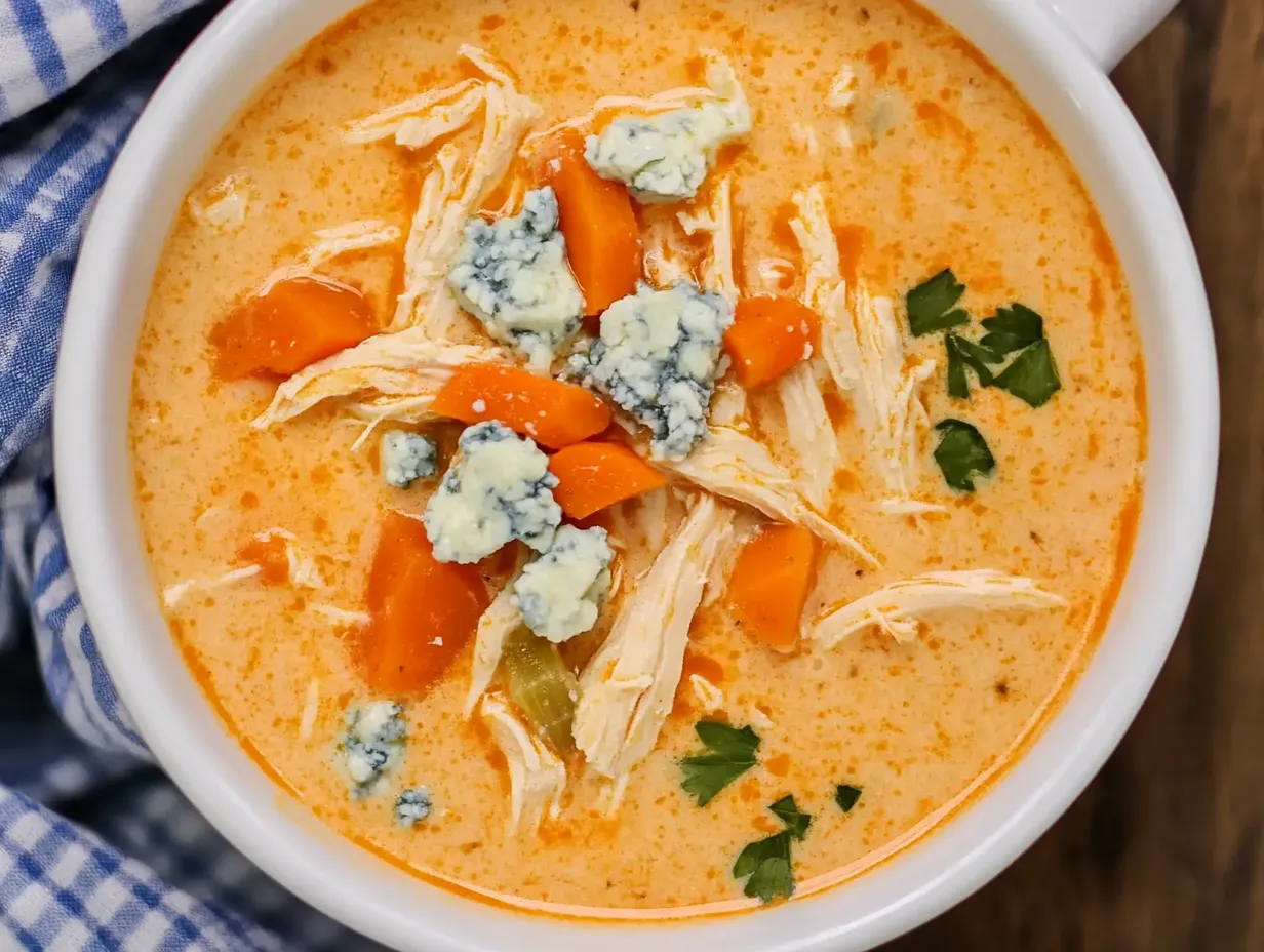 Buffalo Chicken Soup Recipe - JuicyTable
