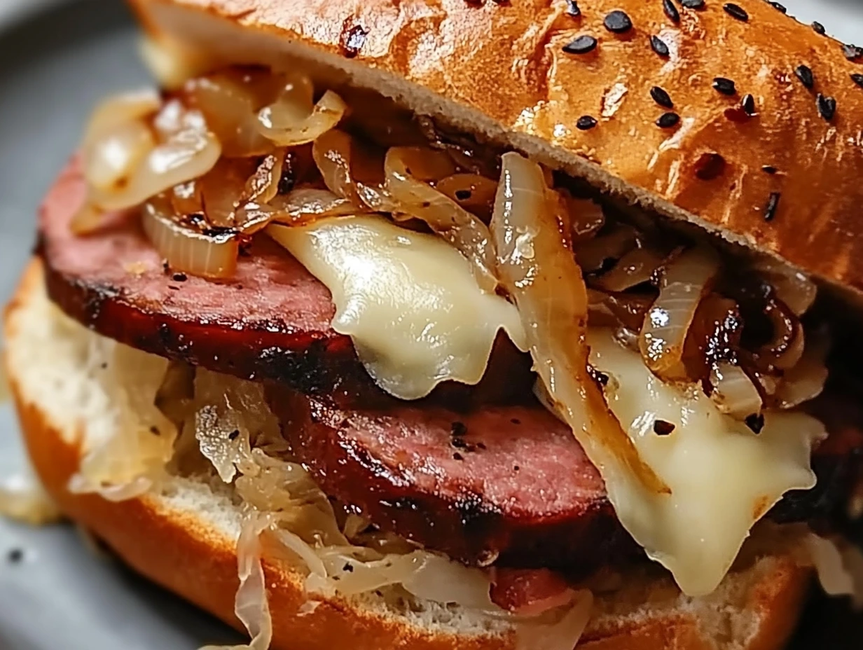 Easy Kielbasa Sandwiches - JuicyTable
