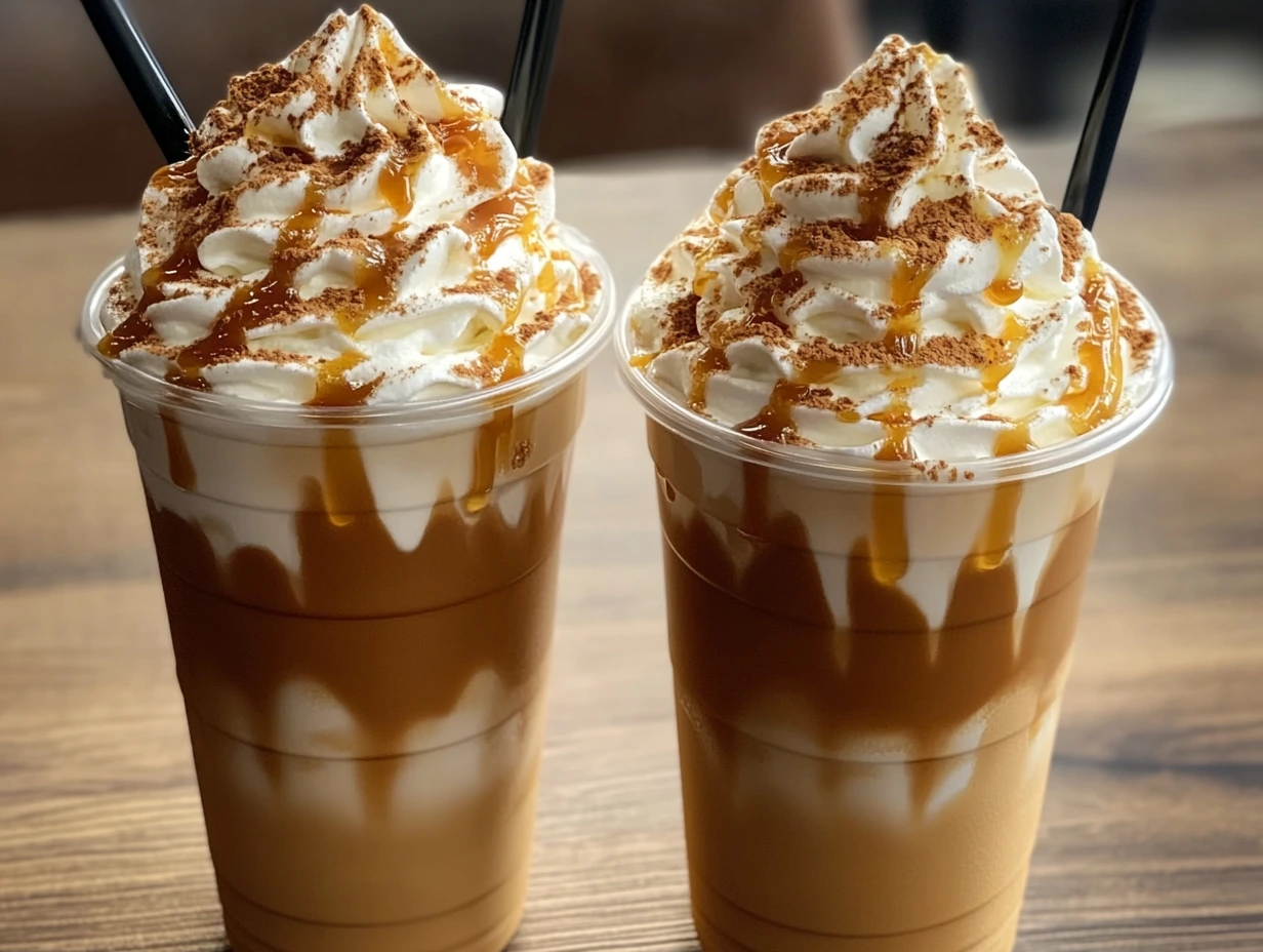 Homemade Caramel Frappuccino - JuicyTable
