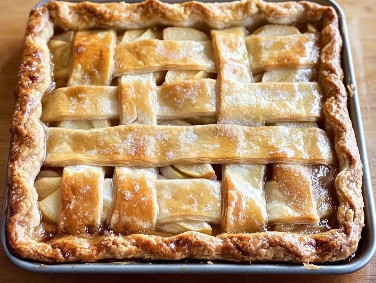 Apple Slab Pie - JuicyTable