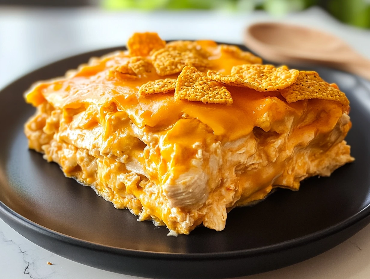 Doritos Cheesy Chicken Casserole - JuicyTable