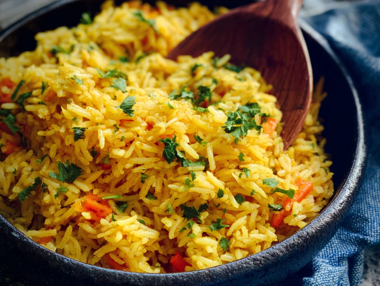 Spicy Moroccan Rice - JuicyTable